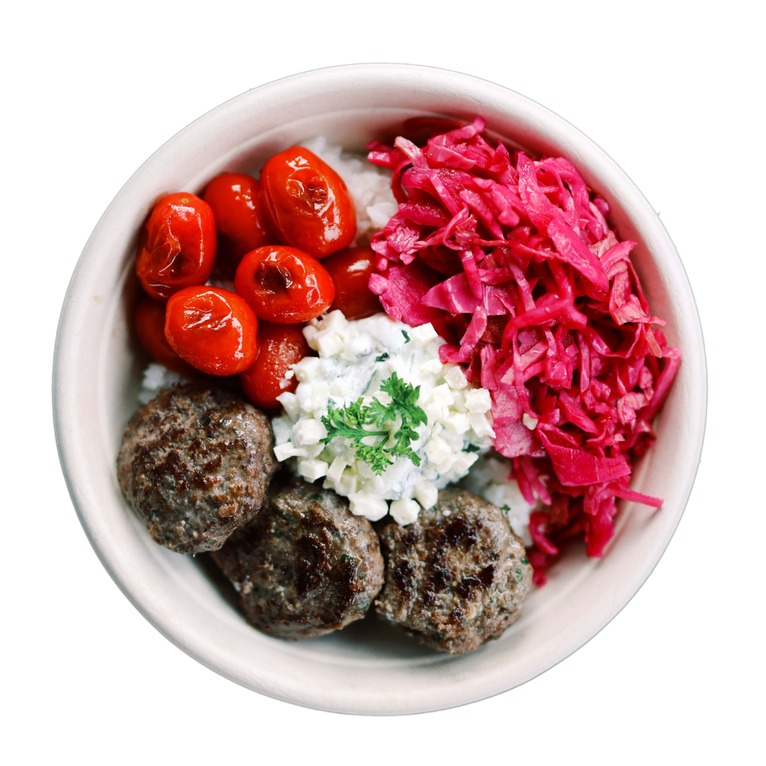 Beef Kafta Bowl | Ghassan's Fresh Mediterranean Eats